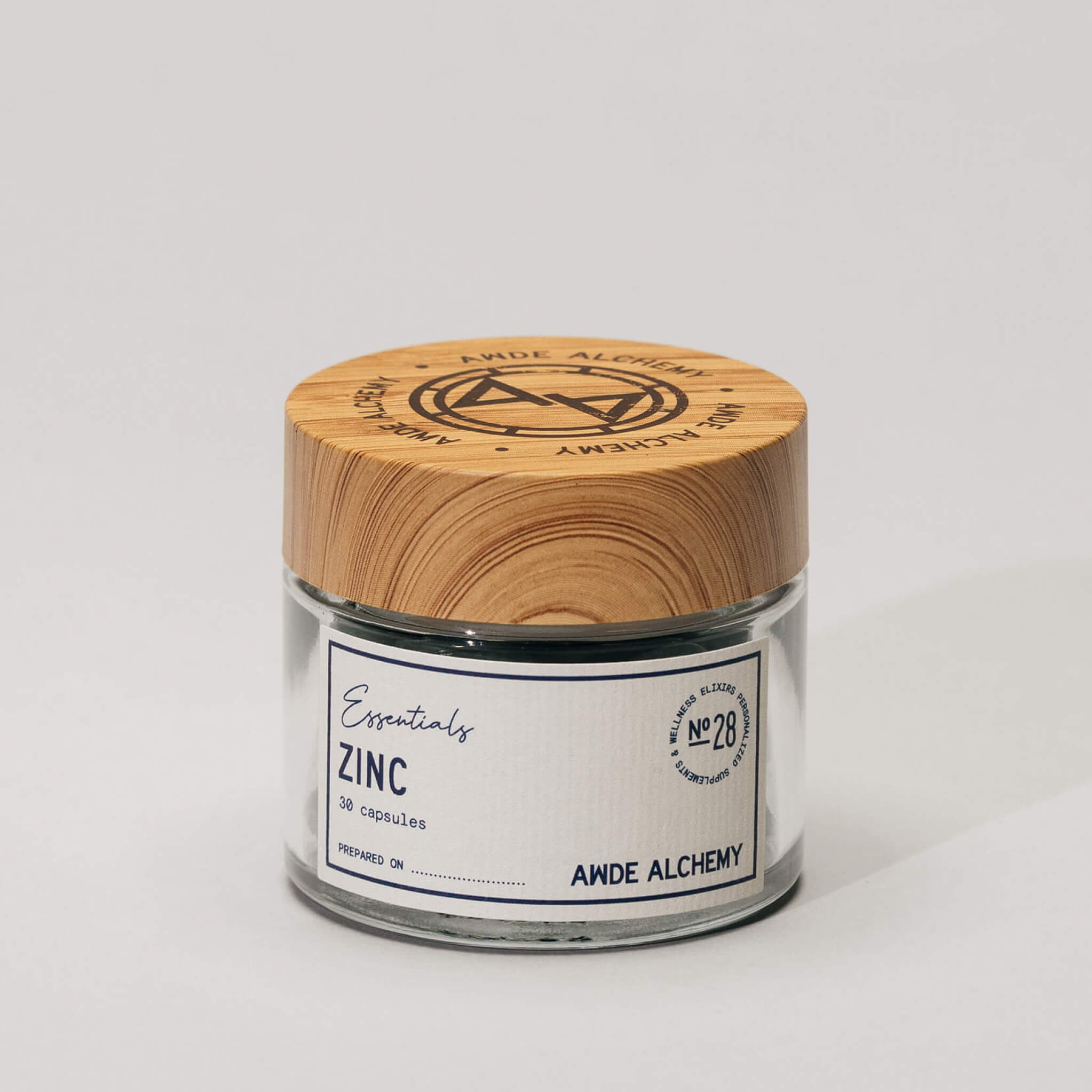 Zinc / 30mg / 30 Day Supply - Essentials No. 28 – Awde Alchemy